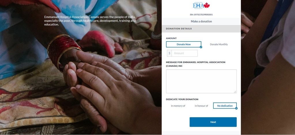 Who is EHA India – Emmanuel Hospital Association Canada